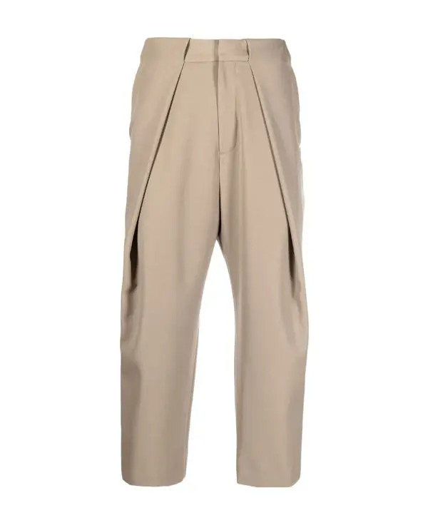 Balmain Pleated Hem Trousers