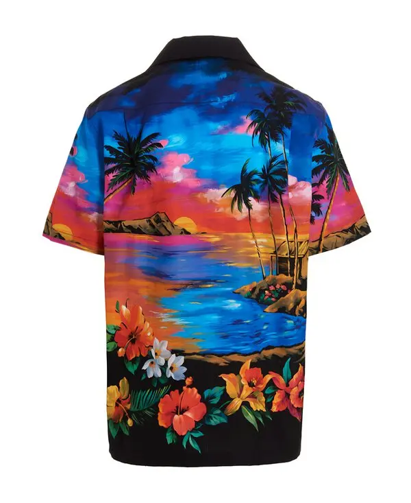 Dolce & Gabbana Dolce Gabbana Hawaii Graphic Printed Shirt