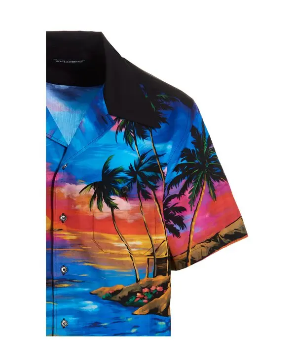 Dolce & Gabbana Dolce Gabbana Hawaii Graphic Printed Shirt