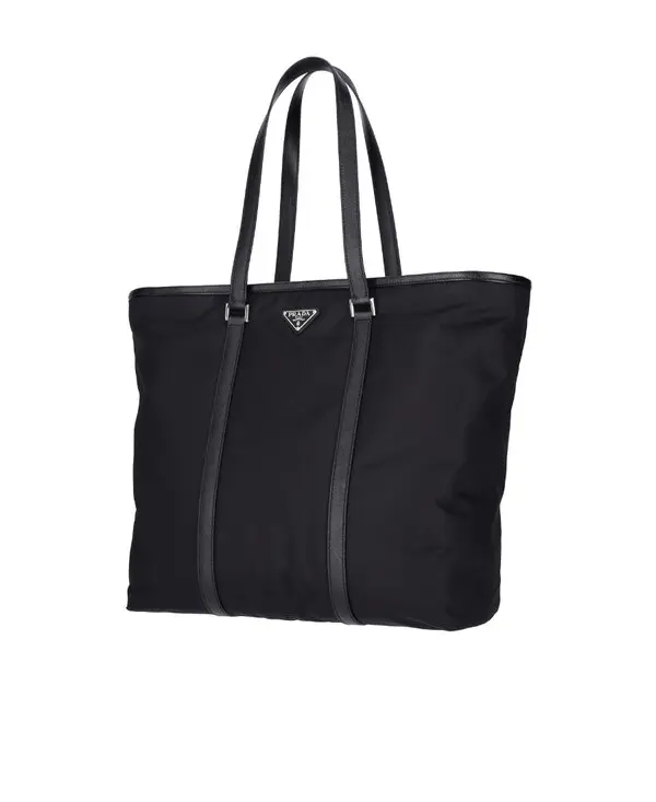 Prada Re-nylon And Saffiano Leather Tote Bag