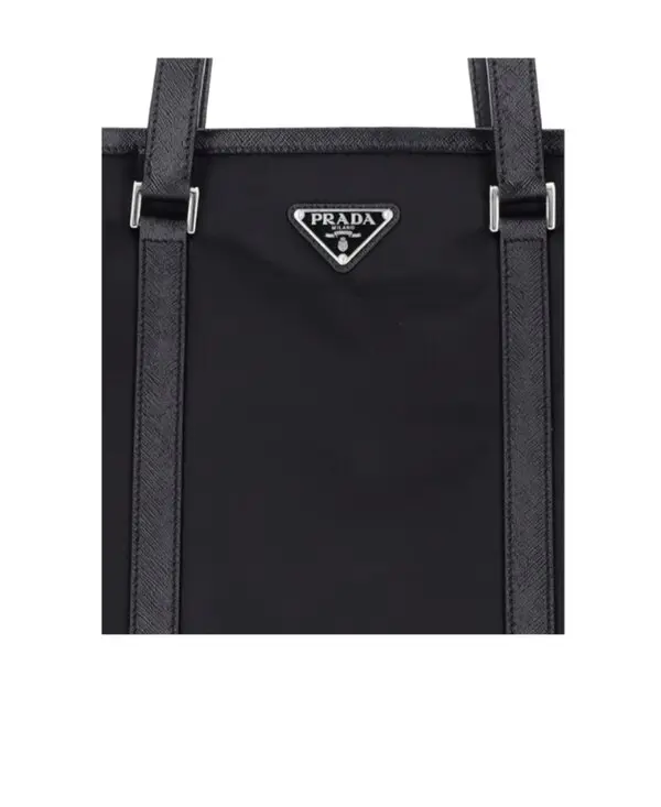 Prada Re-nylon And Saffiano Leather Tote Bag