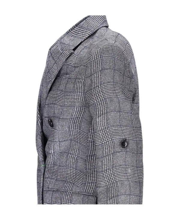Kenzo Wavy Check' Oversized Blazer