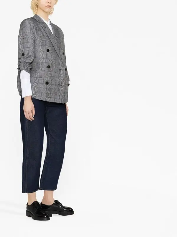 Kenzo Wavy Check' Oversized Blazer