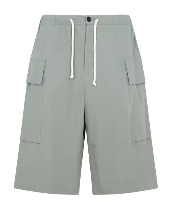 JIL SANDER Cargo Cotton Shorts