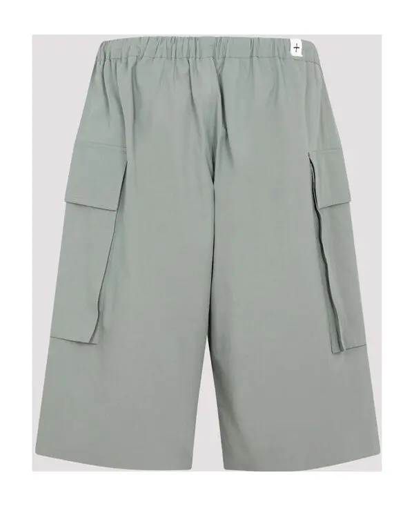 JIL SANDER Cargo Cotton Shorts