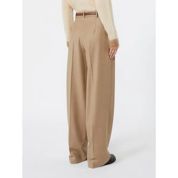 Max Mara Pleated Wide-leg Trousers