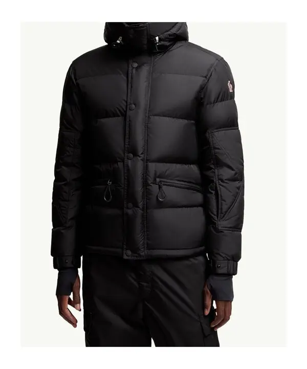 Moncler Kasanka Hooded Insulated Ski Jacket - Black