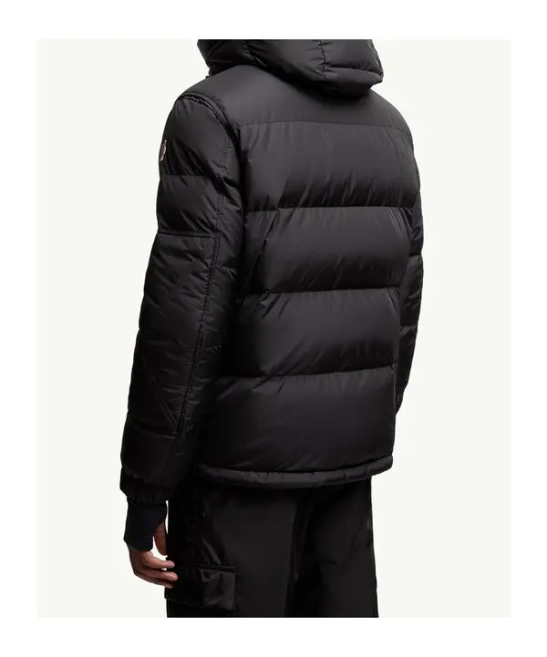 Moncler Kasanka Hooded Insulated Ski Jacket - Black