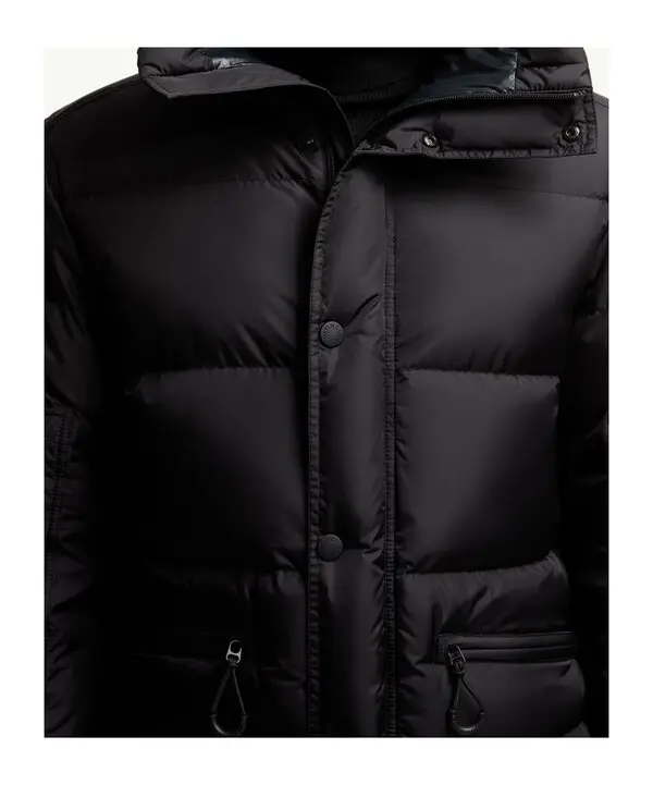 Moncler Kasanka Hooded Insulated Ski Jacket - Black
