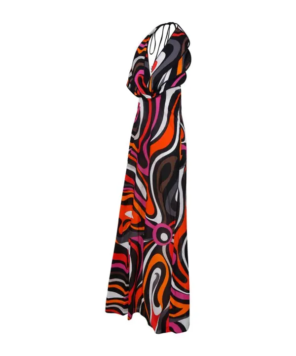 Emilio Pucci Abstract-print Cotton Dress