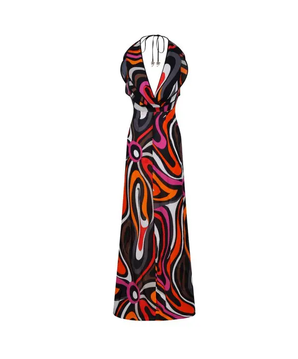 Emilio Pucci Abstract-print Cotton Dress