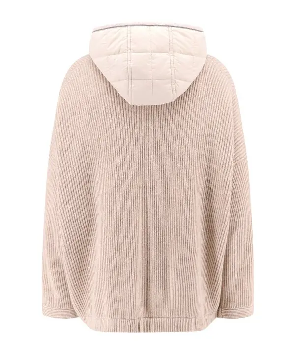 Brunello Cucinelli Hooded Knitted Jacket
