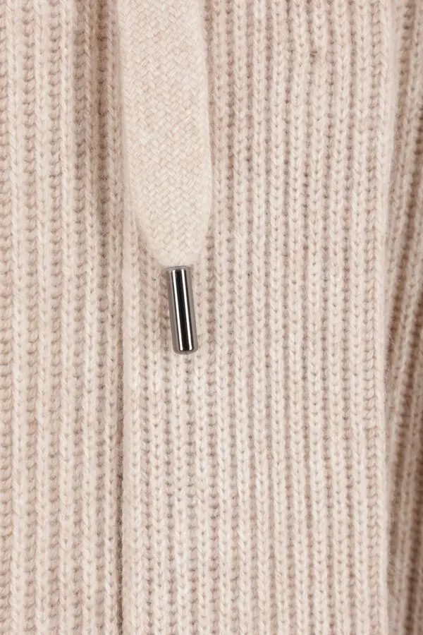 Brunello Cucinelli Hooded Knitted Jacket