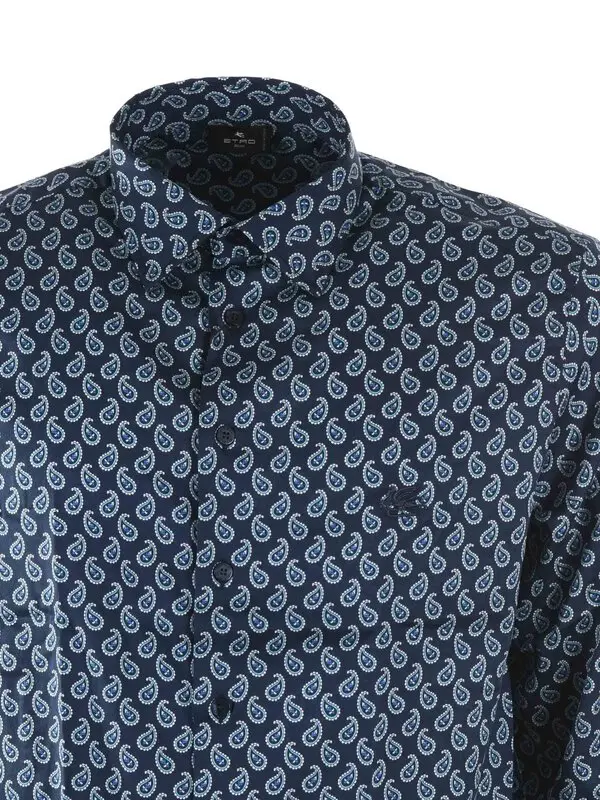 Etro All-over Patterned Long-sleeved Shirt