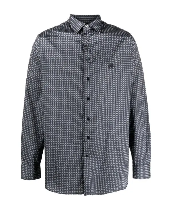 Etro All-over Patterned Long-sleeved Shirt
