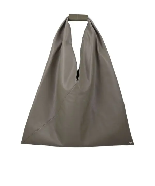 MAISON MARGIELA Japanese Logo Detailed Tote Bag - Gray