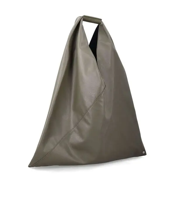 MAISON MARGIELA Japanese Logo Detailed Tote Bag - Gray
