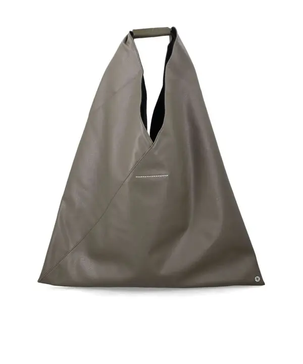 MAISON MARGIELA Japanese Logo Detailed Tote Bag - Gray