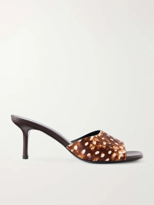 Staud Bea Calf Hair Mules