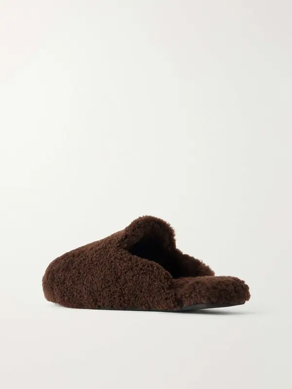 TEKLA Shearling Slippers