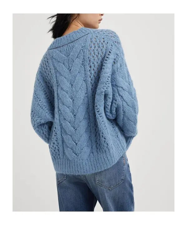 Brunello Cucinelli V-neck Knitted Sweater