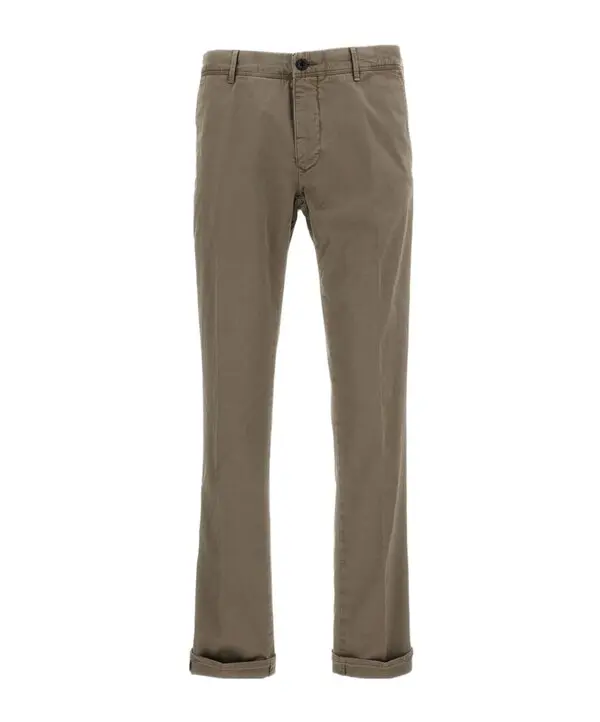 Incotex Cuffed Trousers - Brown