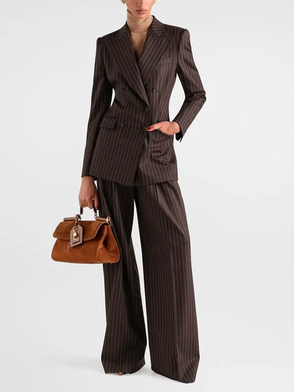 Dolce & Gabbana Pinstripe Wool Trousers