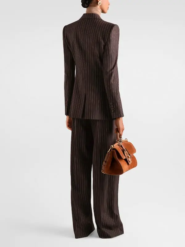 Dolce & Gabbana Pinstripe Wool Trousers