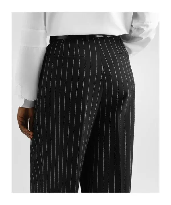 Dolce & Gabbana Pinstripe Virgin Wool Trousers