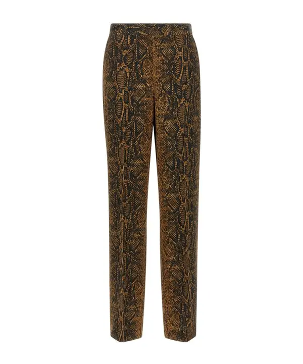 TWINSET Wide-leg Animal Print Pants - No