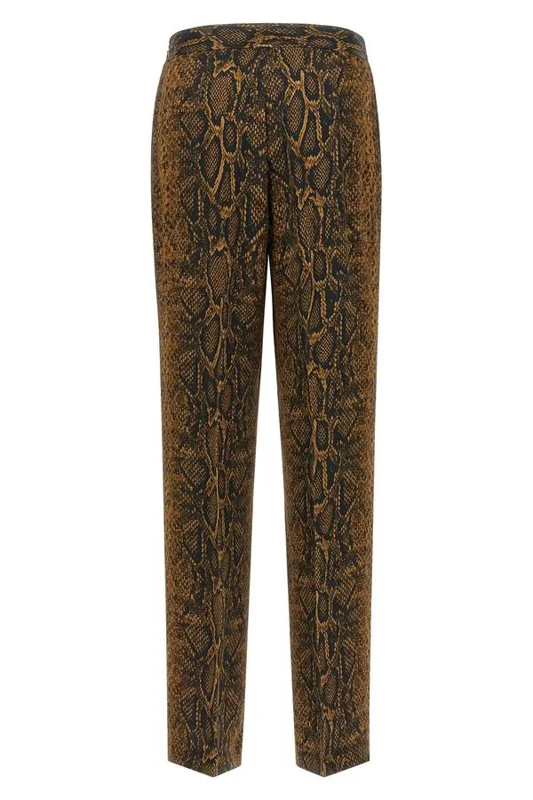 TWINSET Wide-leg Animal Print Pants - No