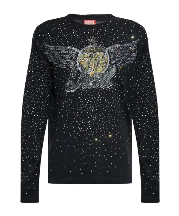 DIESEL® Embellished Crewneck T-shirt - No