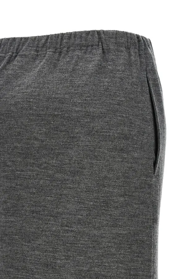 Junya Watanabe Straight-cut Skirt - Grey