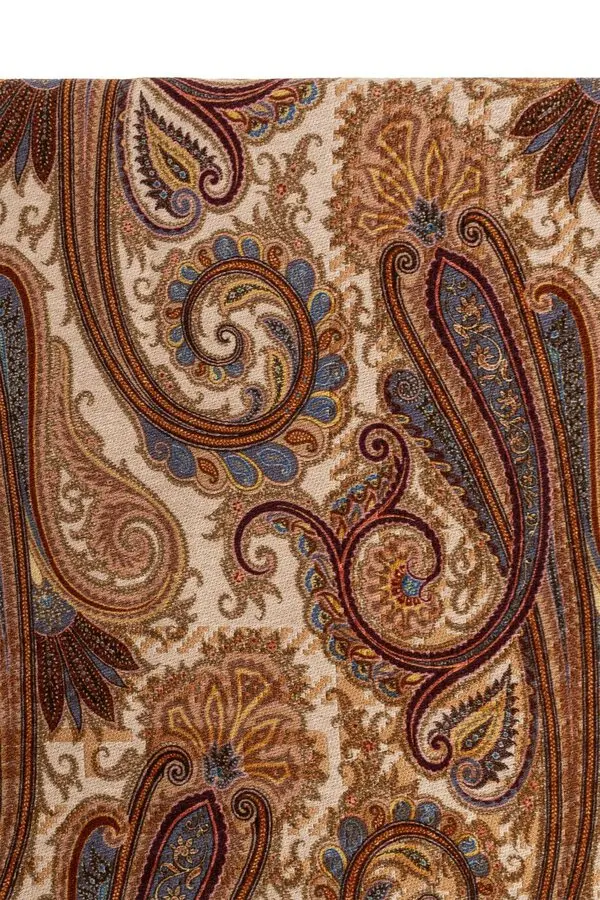 Etro Paisley Fringed Scarf
