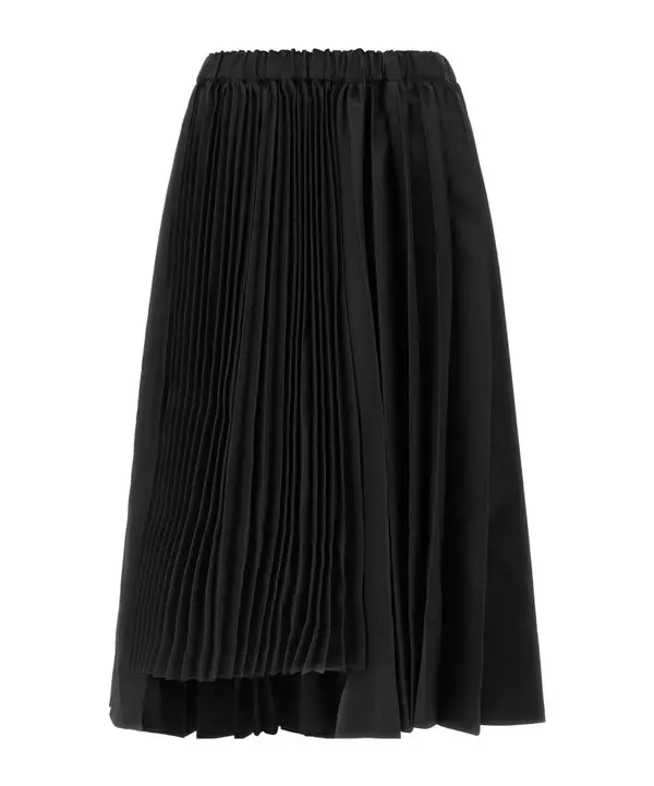 Comme Des Garçons Pleated Midi Skirt