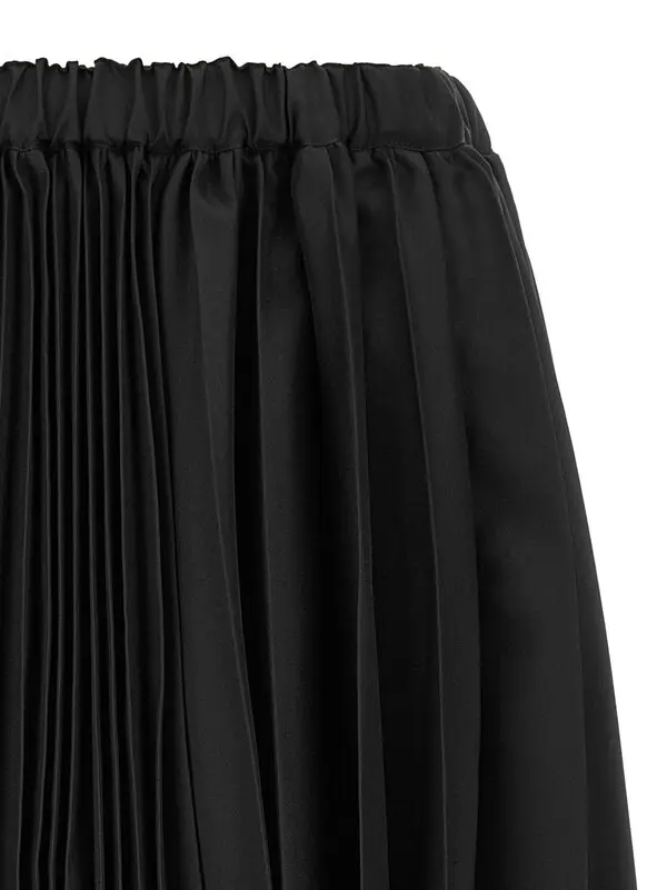Comme Des Garçons Pleated Midi Skirt