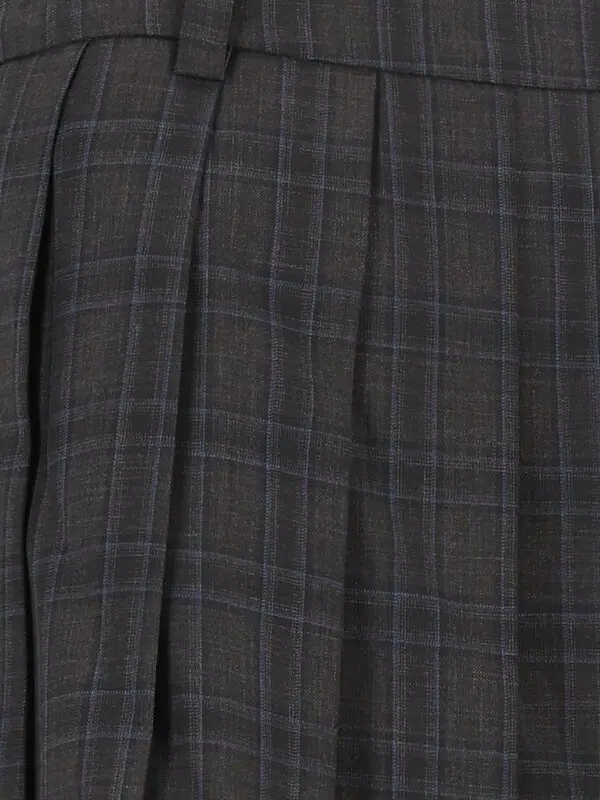 DUNST Pleated Midi Skirt