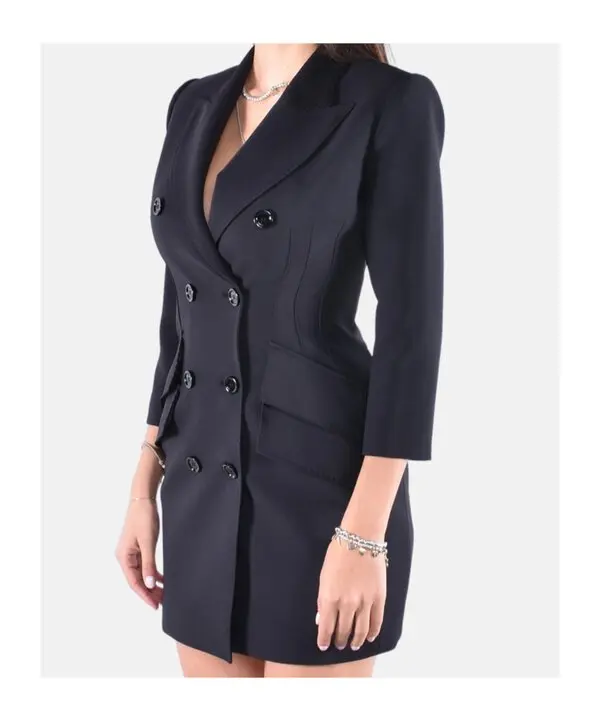 Elisabetta Franchi Double-breasted Coat Dress