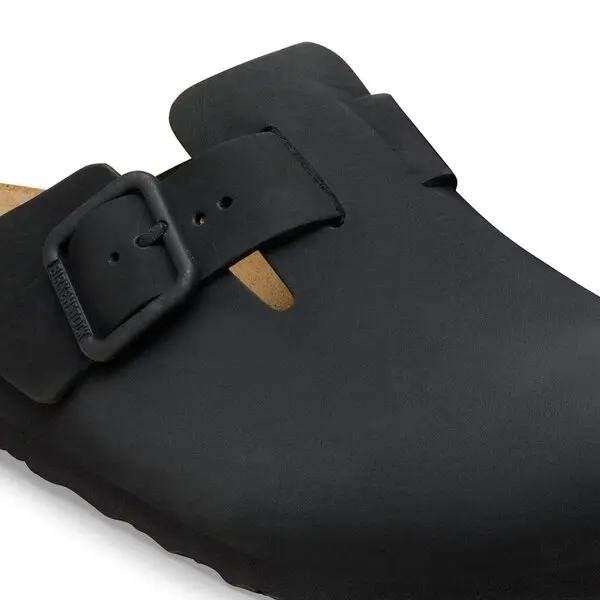 BIRKENSTOCK Boston Nubuck Leather Mules