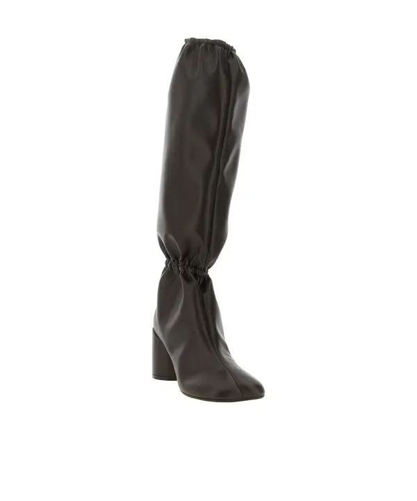 MAISON MARGIELA Anatomic Square Toe Knee-high Boots