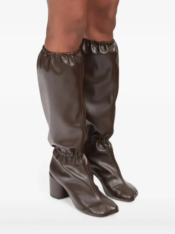 MAISON MARGIELA Anatomic Square Toe Knee-high Boots