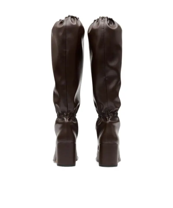MAISON MARGIELA Anatomic Square Toe Knee-high Boots