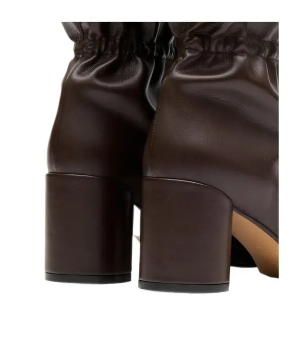 MAISON MARGIELA Anatomic Square Toe Knee-high Boots