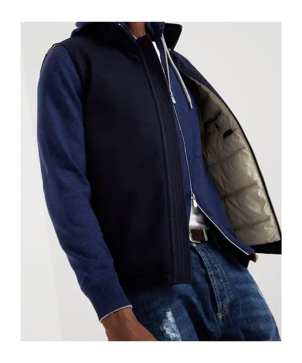 Brunello Cucinelli Hooded Cashmere Cardigan