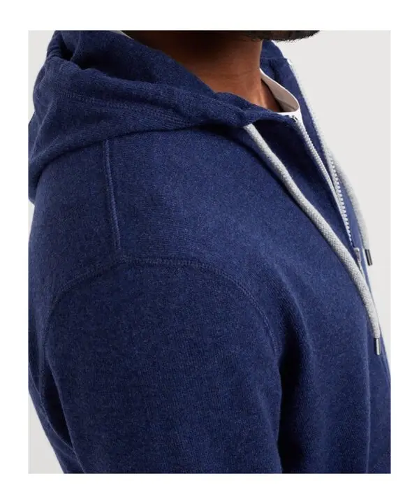 Brunello Cucinelli Hooded Cashmere Cardigan