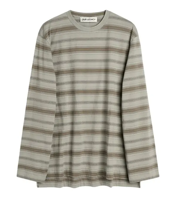 Our Legacy Box Longsleeve Specture Stripe - Multi-color