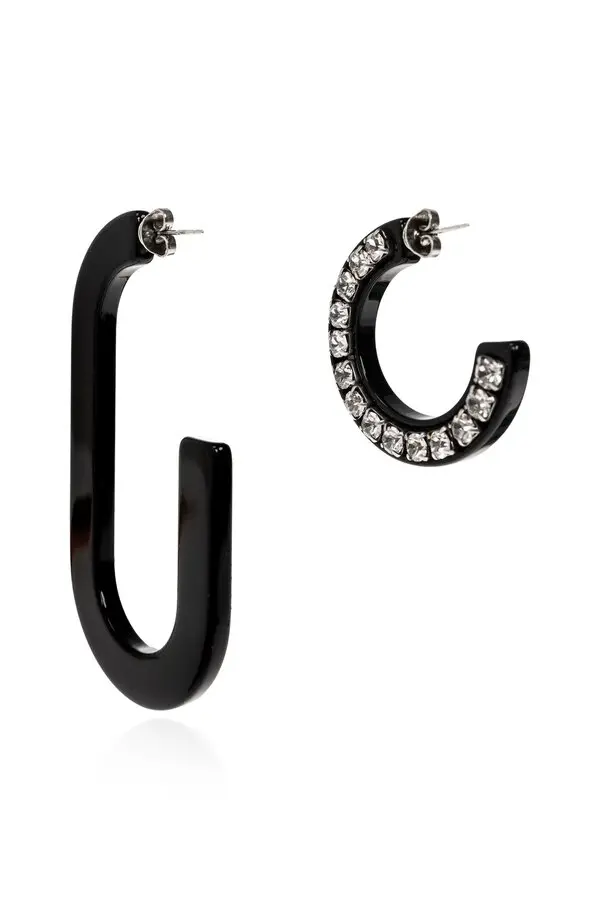 Isabel Marant Étoile Crystal-embellished Mismatched Earrings