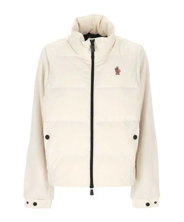 Moncler Polartec Padded Zip-up Cardigan - Beige