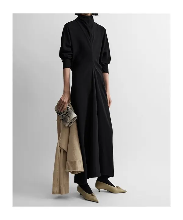 TOTEME Scarf-neck Long Sleeved Maxi Dress