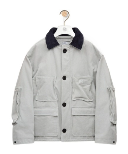 Loewe Jacket In Cotton - Gray